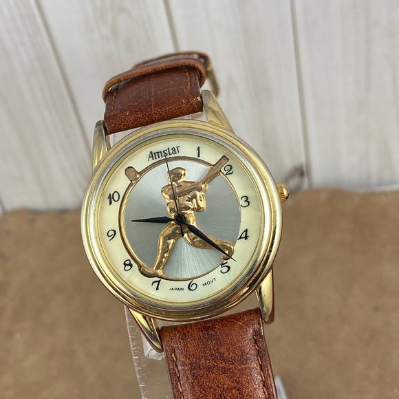 Vintage | Accessories | Vintage Amstar 3d Baseball Player Watch 9 Inch ...